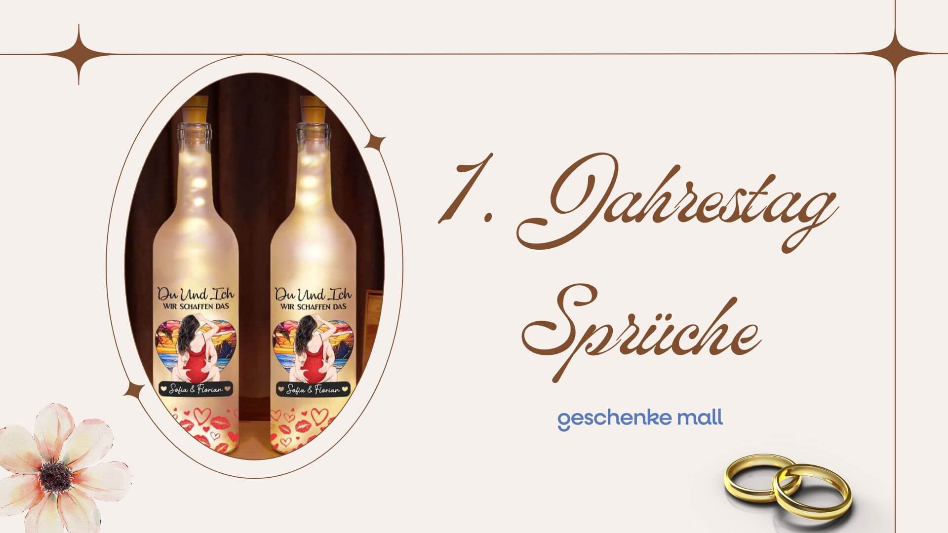 1 Jahrestag Sprüche in der Beziehung - Geschenke Mall