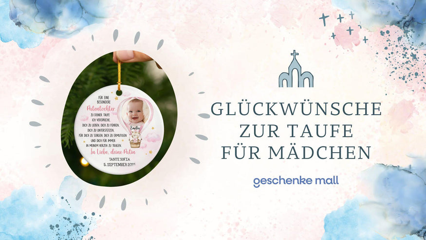 60 Glückwünsche zur Taufe für Mädchen - Geschenke Mall