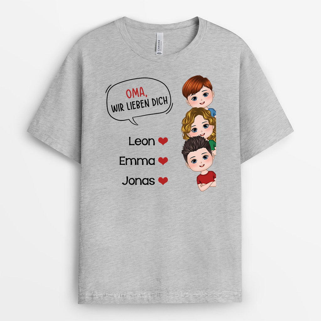 Personalisiertes Wir Haben Dich Lieb, Mama T-Shirt - Geschenke Mall