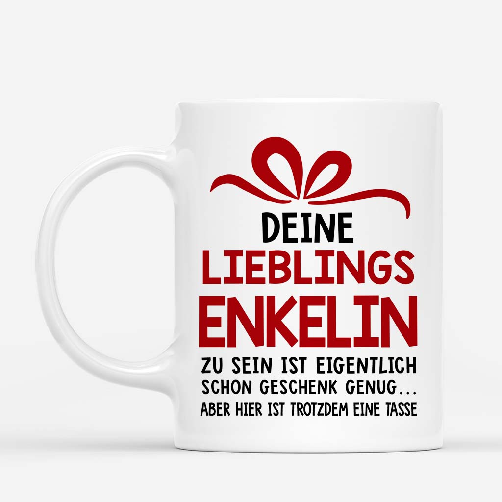 Dein Lieblingskind Zu Sein Ist Eigentlich Schon Geschenk - Opa/Oma Tas ...